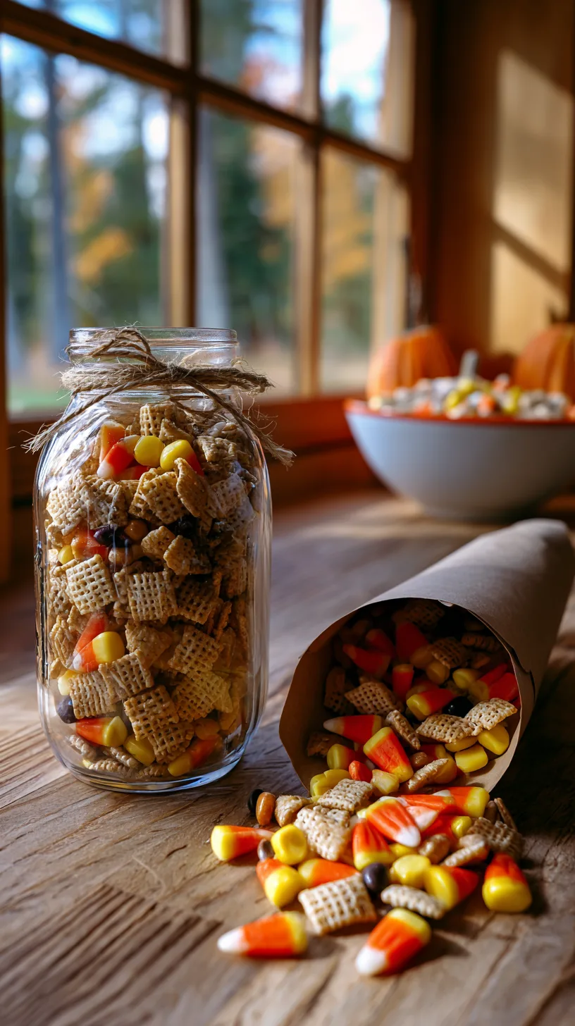 Fall Chex Mix Recipe With Pumpkin Spice Crunch & Maple Pepitas