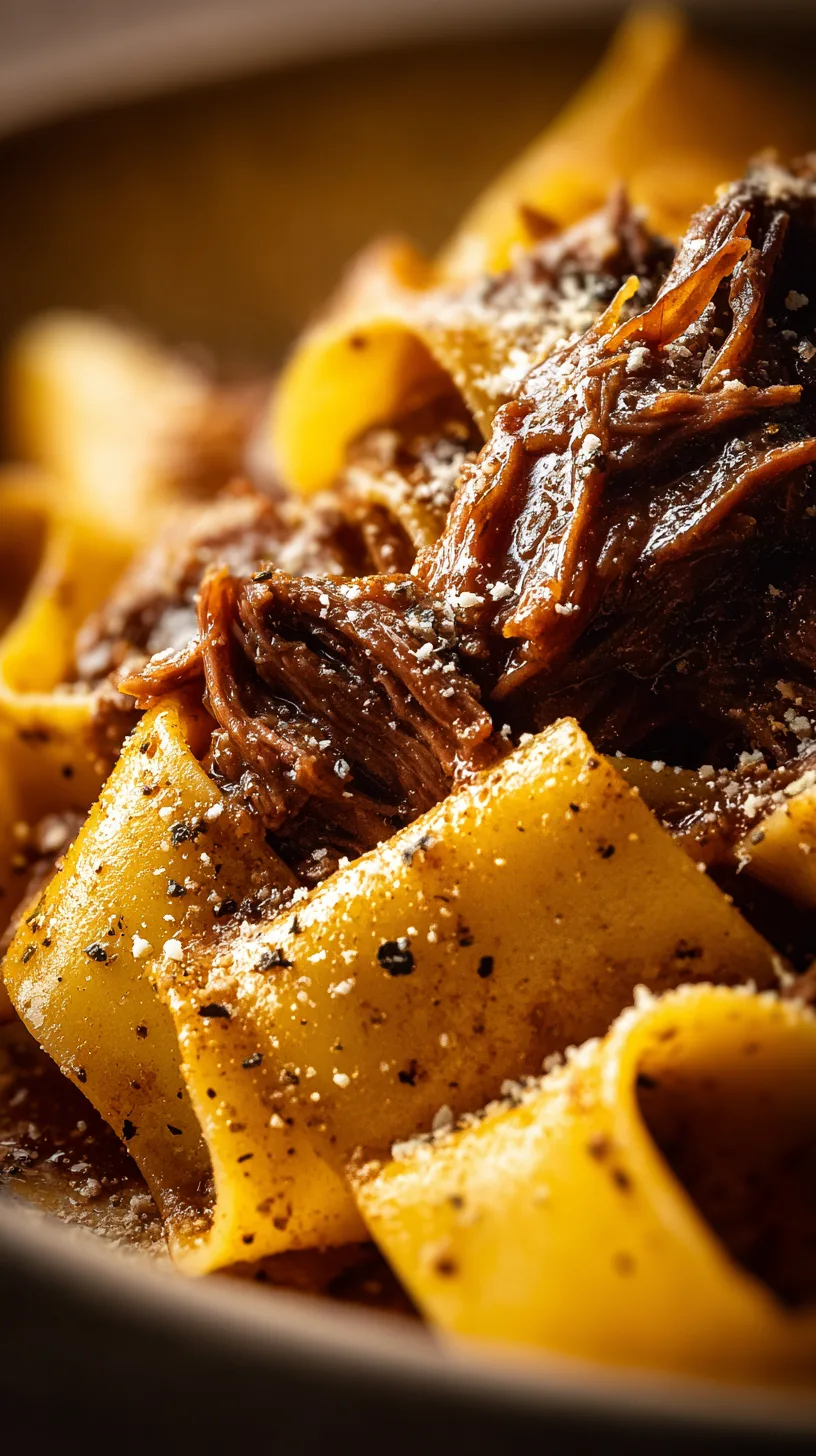Braised Short Rib Ragu With Pappardelle Everyone Asks For